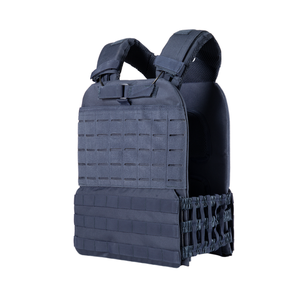 Navy Blue Tactical Weighted Vest | Force Fitness